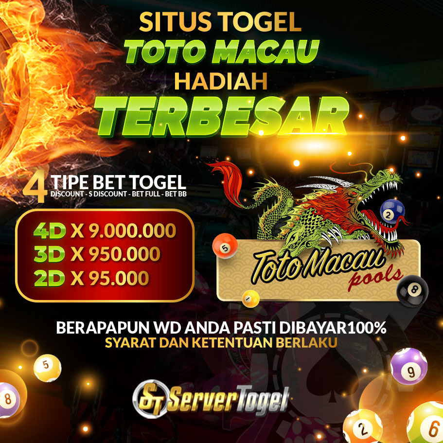 SERVERTOGEL > Login Toto Macau 4D dan Link Situs Toto Togel Slot Gacor Terbaru